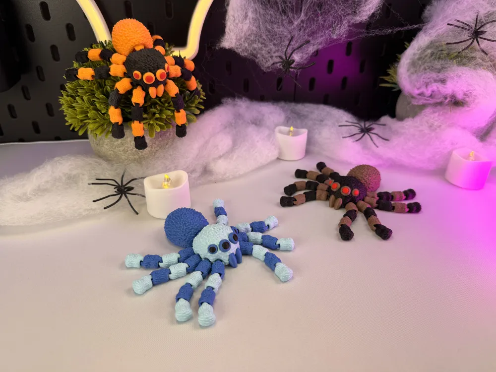 Flexi Spider 2 (Articulated) by 3DPrintyi MakerWorld: Download Free 3D ...