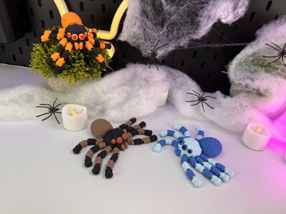 Flexi Spider 2 (Articulated) - Free 3D Print Model - MakerWorld