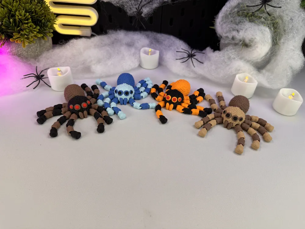 Flexi Spider 2 (Articulated) by 3DPrintyi MakerWorld: Download Free 3D ...
