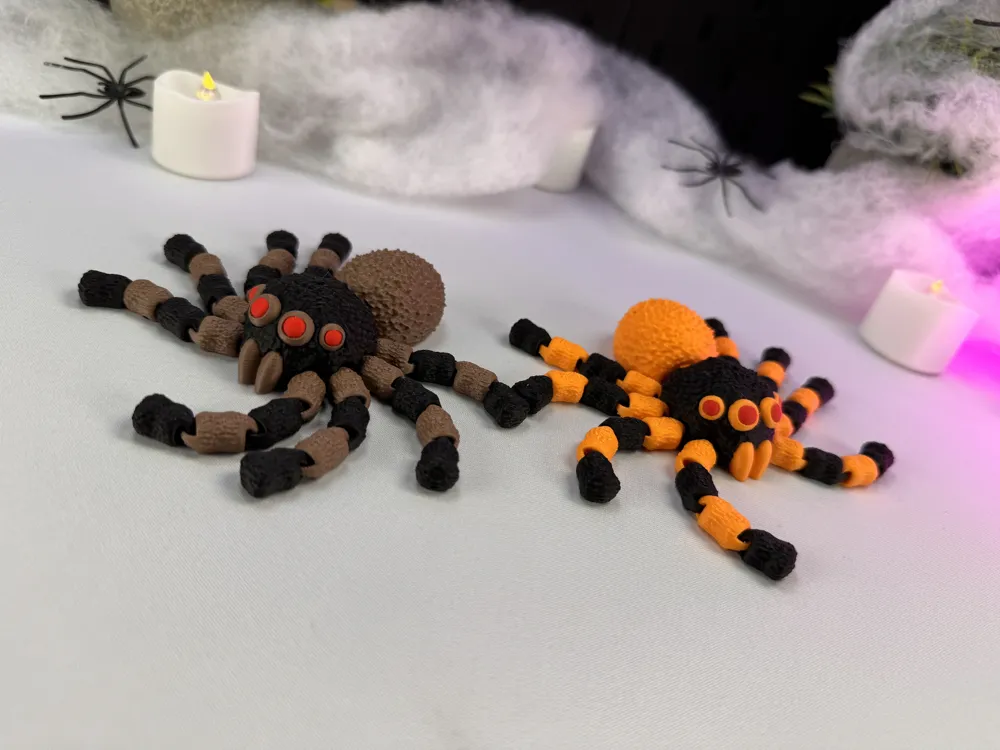 Flexi Spider 2 Articulated By 3dprintyi Makerworld Download Free 3d