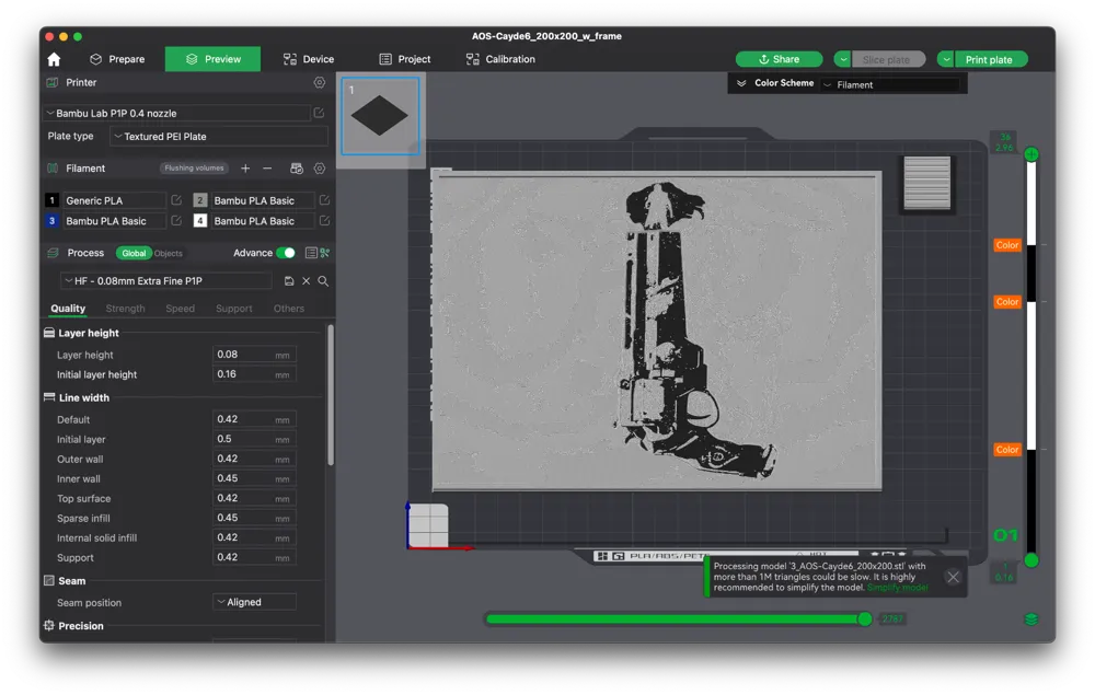 HueForge - Ace of Spade w/Cayde 6 silhouette - Free 3D Print Model ...