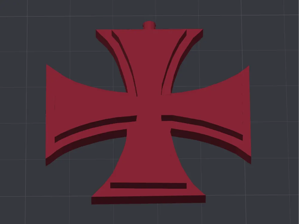 Crusader Knights Templar keychain by J$real - MakerWorld