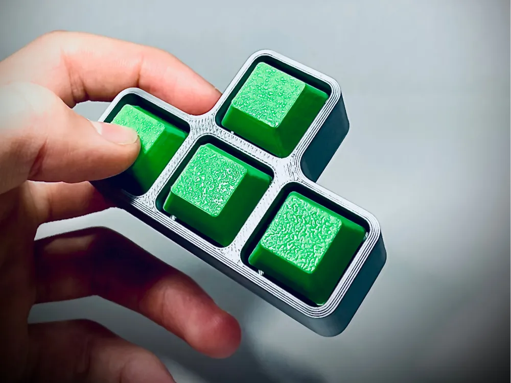 WASD Fidget - Free 3D Print Model - MakerWorld