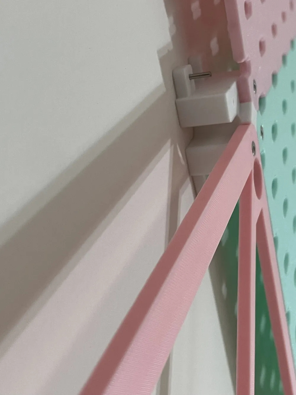 IKEA style pegboard wall-mounting auxiliary positioning tool non ...