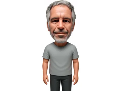 jeffrey epstein statue - Free 3D Print Model - MakerWorld