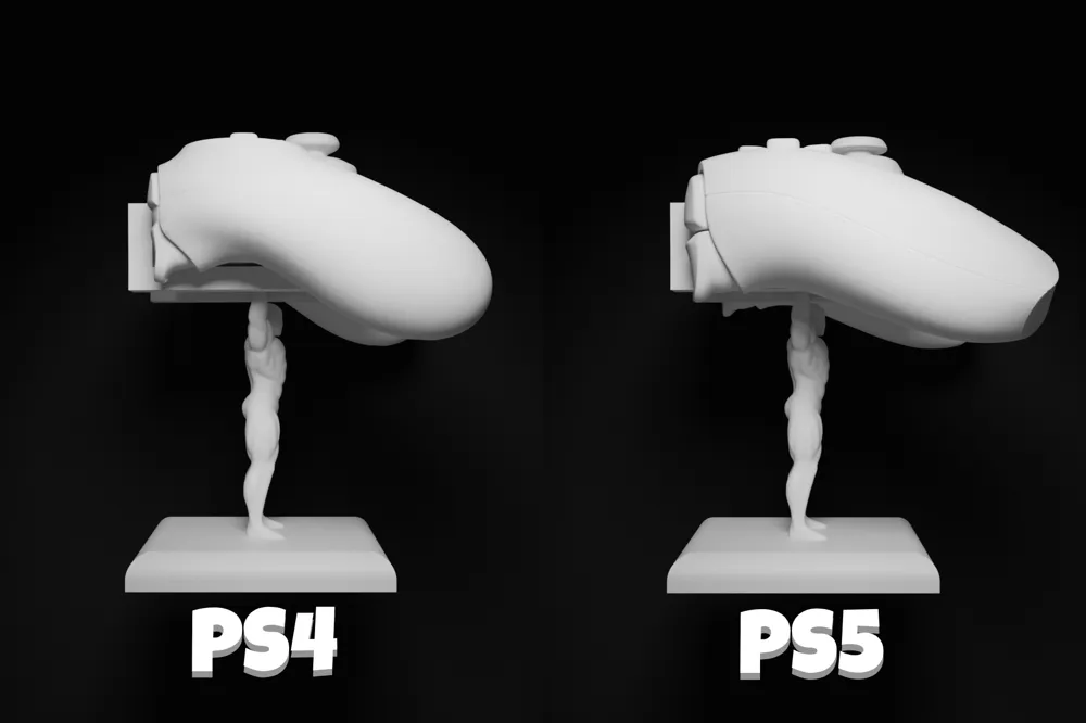 Bodybuilder Sculpture Controller Stand by mknjeginMakerWorld: Download ...