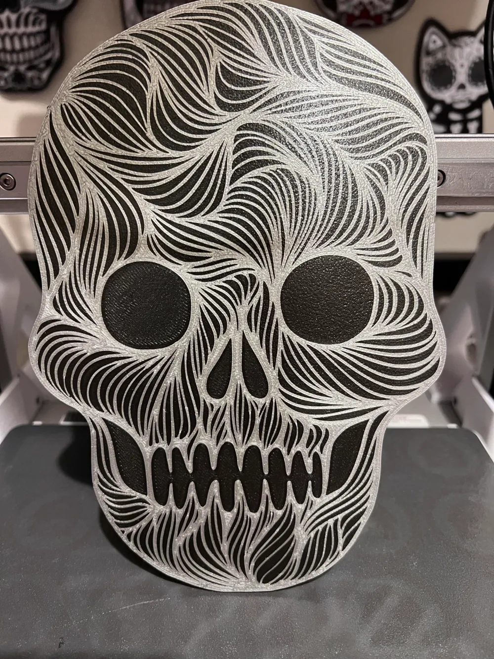 Color With Me Skull 2d art by PIXELIT3D - MakerWorld