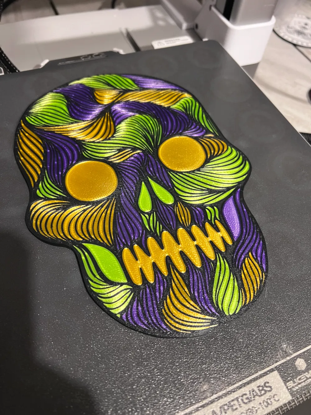 Color With Me Skull 2d art by PIXELIT3D - MakerWorld