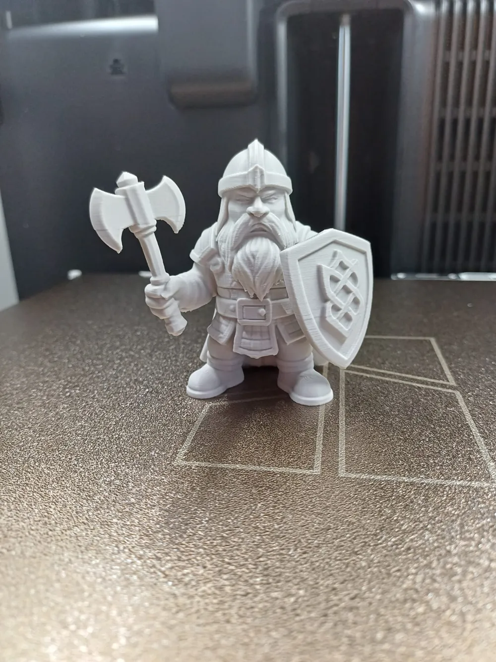 Durgan the Brave – Guardian of the Realm - Free 3D Print Model - MakerWorld