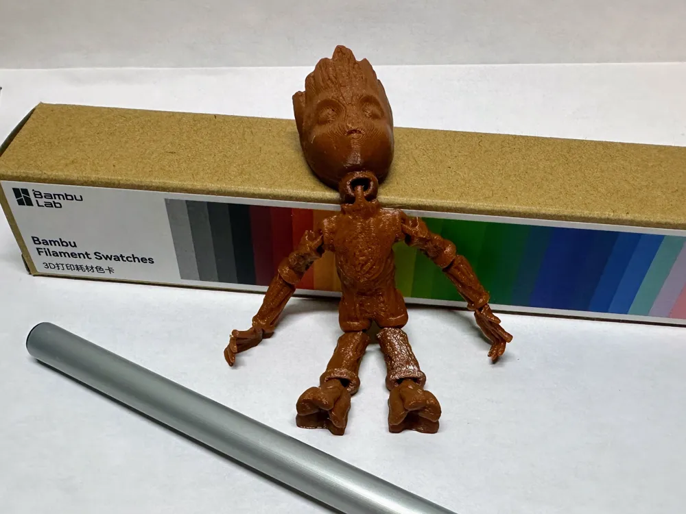7" Flexi Articulated Groot Tall Baby cute Remixed by The Gooser ...