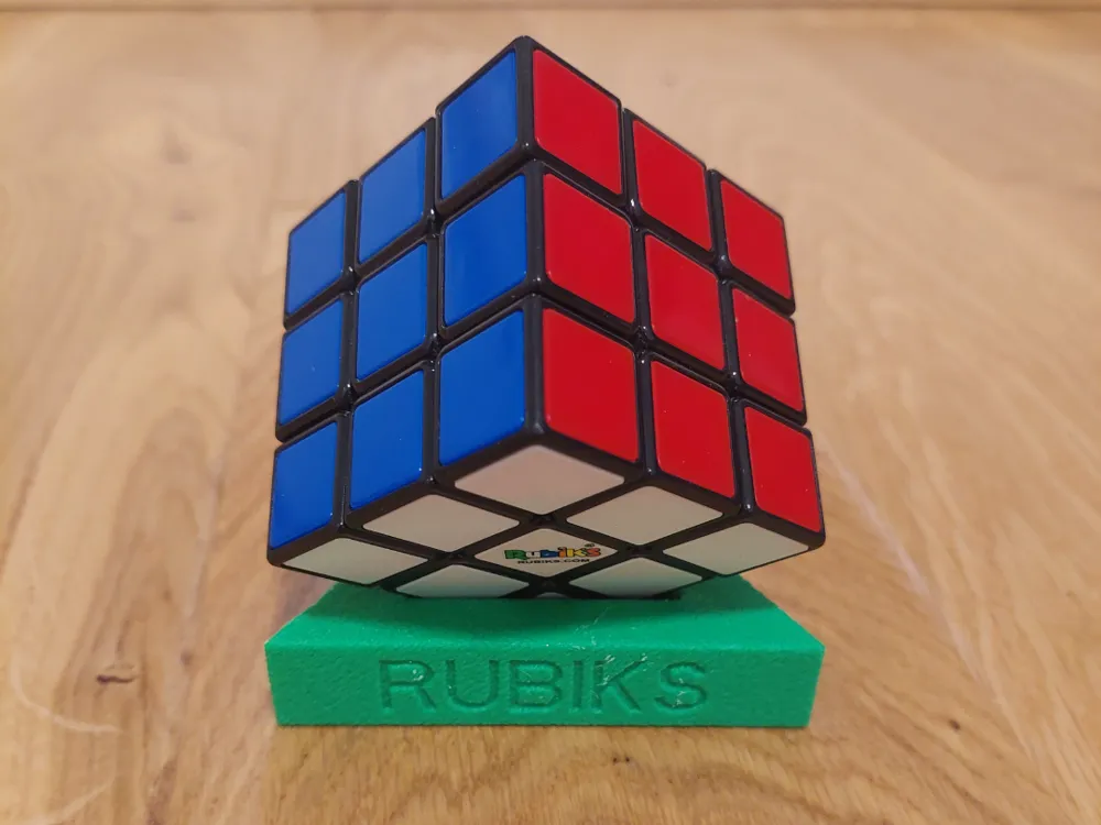 Rubiks cube stand by hammer prints - MakerWorld