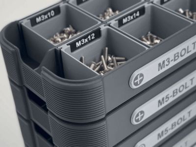 Parts Storage Stackable Box / Custom Nameplate by Meyui MakerWorld ...