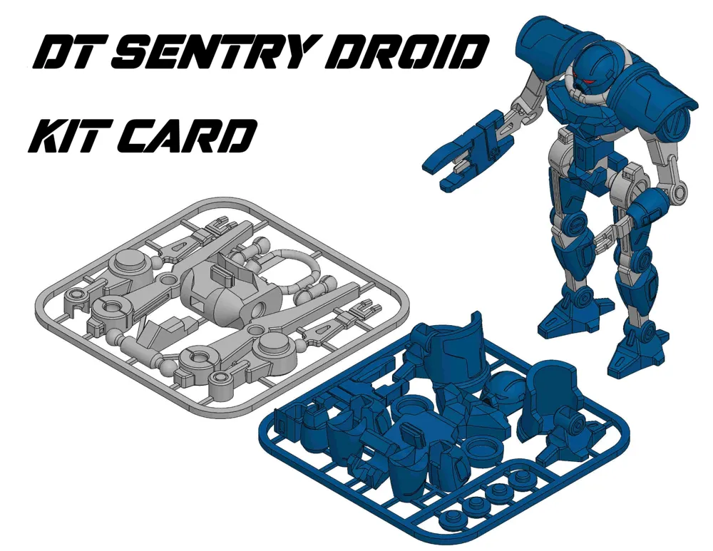 DT Sentry Droid kit card starwars - Free 3D Print Model - MakerWorld
