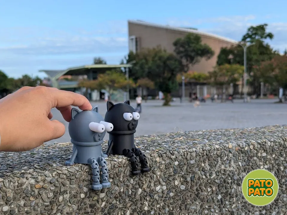 Pop-eyed cat - Free 3D Print Model - MakerWorld
