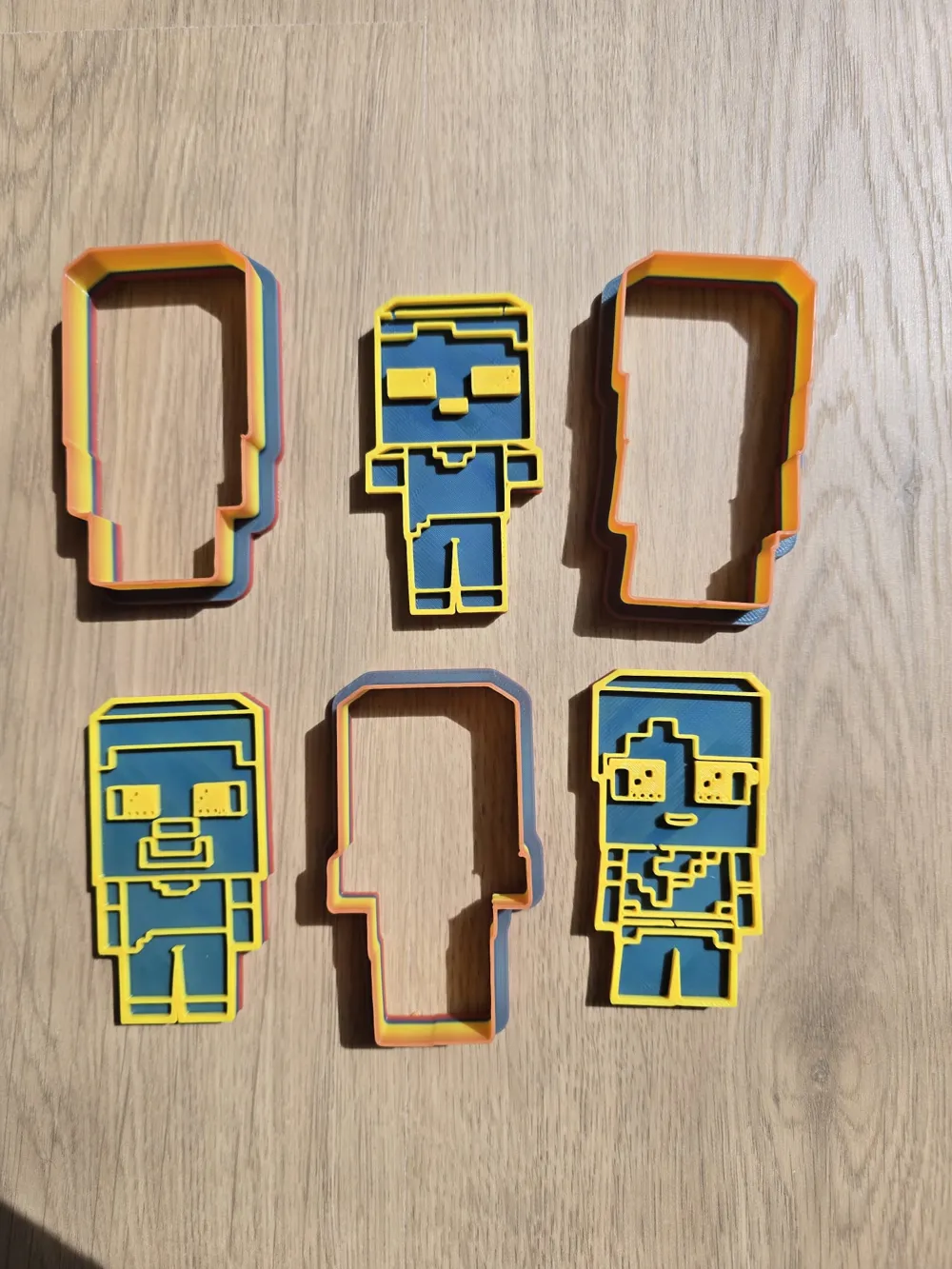 Minecraft Steve Zombie Cookie Cutter Playdoh Clay - Free 3D Print Model ...