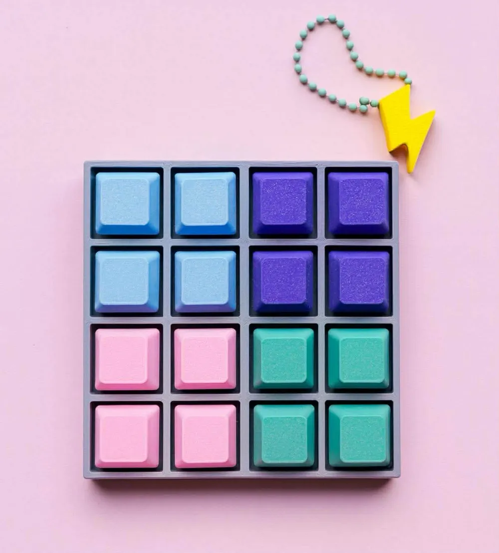 4x4 fidget clicker - Free 3D Print Model - MakerWorld