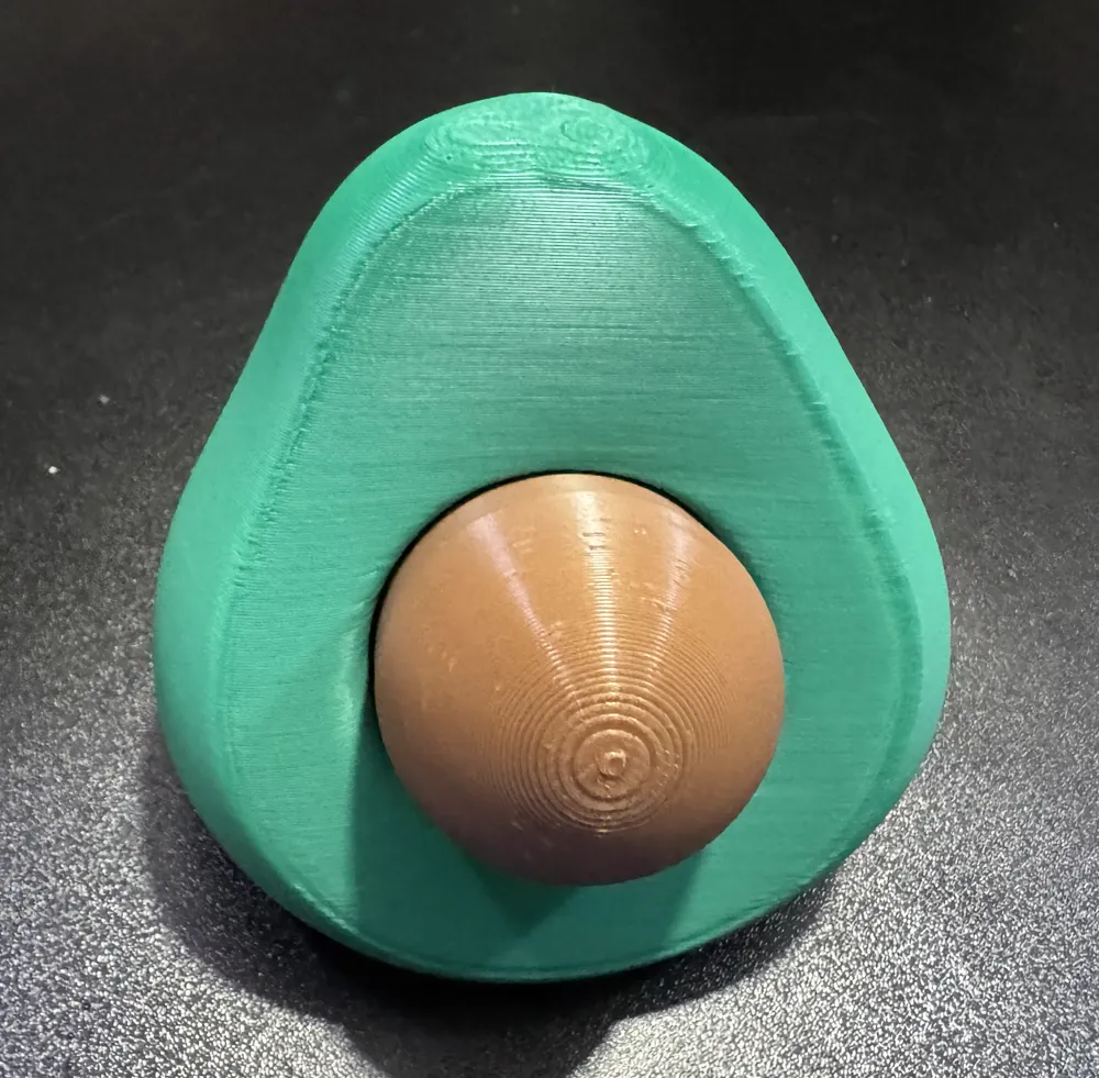 Avocado Clicker Fidget Toy - Free 3D Print Model - MakerWorld