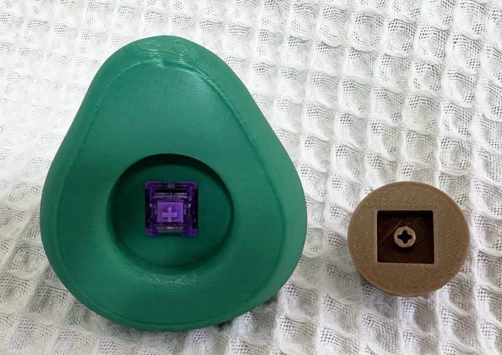 Avocado-Klicker-Fidget-Spielzeug – Kostenloses 3D-Druckmodell – MakerWorld
