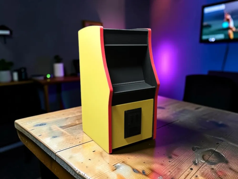 Pacman Themed Desk Pen Holder - Free 3D Print Model - MakerWorld