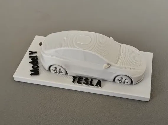 Tesla Model Y Keychain - Free 3D Print Model - MakerWorld