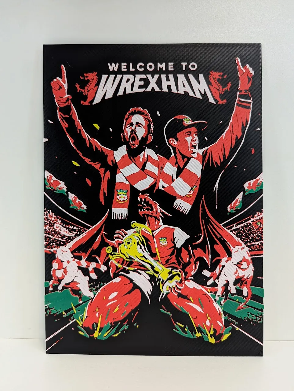 Welcome to Wrexham Poster - HueForge by RagingRectangleMakerWorld ...
