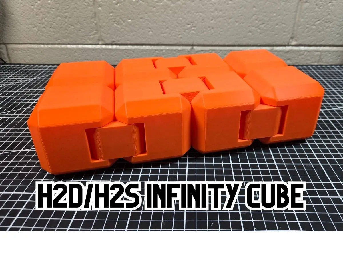 H2D/H2S Infinity Cube (80mm cubes) by Ty's 3D Printing MakerWorld ...
