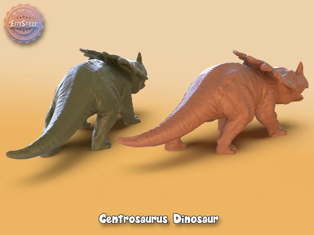 Centrosaurus, Dinosaur by EzzySziggyMakerWorld: Download Free 3D Models