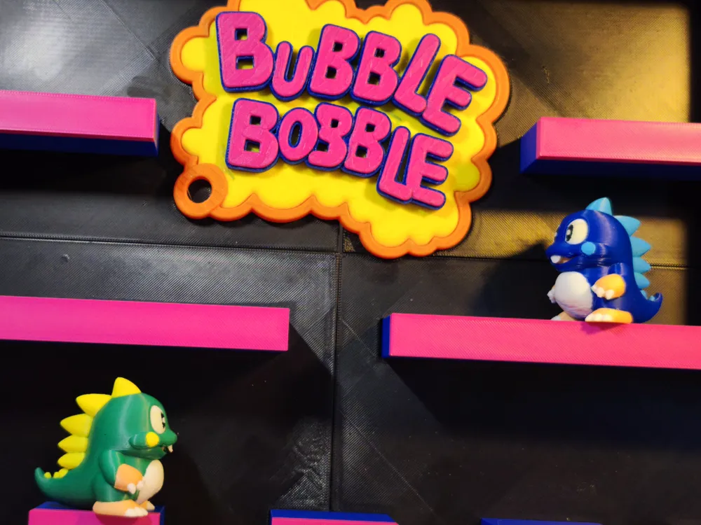 Bubble Bobble Diorama - Free 3D Print Model - MakerWorld