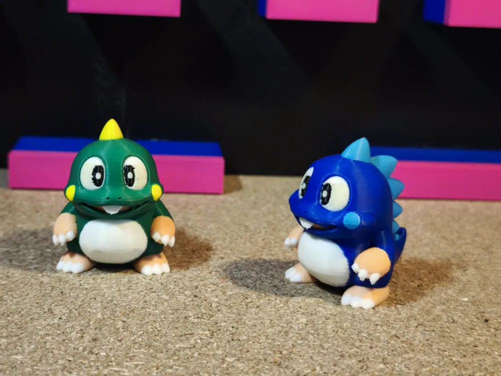 Bubble Bobble Diorama - Free 3D Print Model - MakerWorld