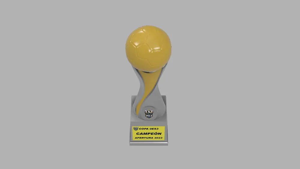 Soccer champion trophy 2 by lrcustoms MakerWorld: Download Free 3D Models