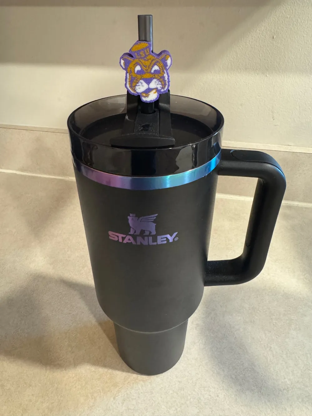 LSU Tigers Stanley Cup Straw Topper by Carman3D MakerWorld: Download ...