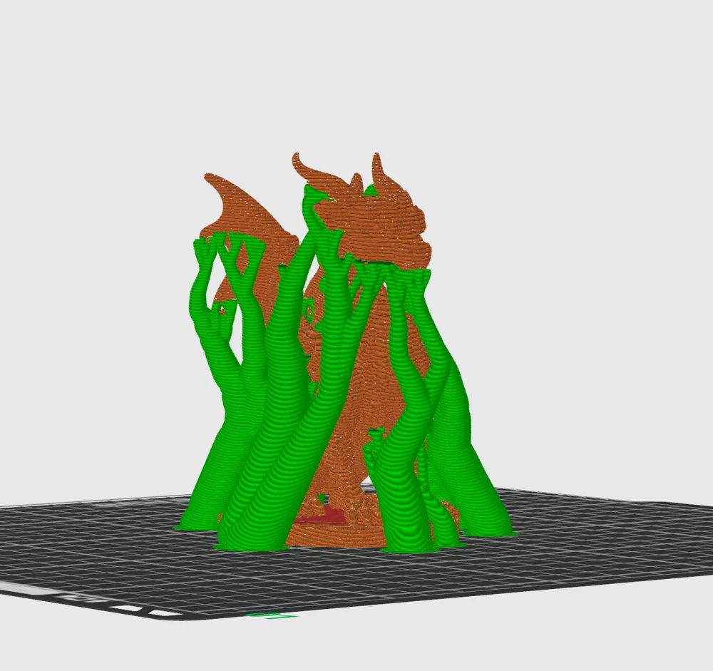 Dragon rococo style figurine - Free 3D Print Model - MakerWorld