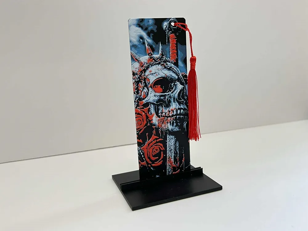Skull - Bookmark by 3djd MakerWorld: Download Free 3D Models