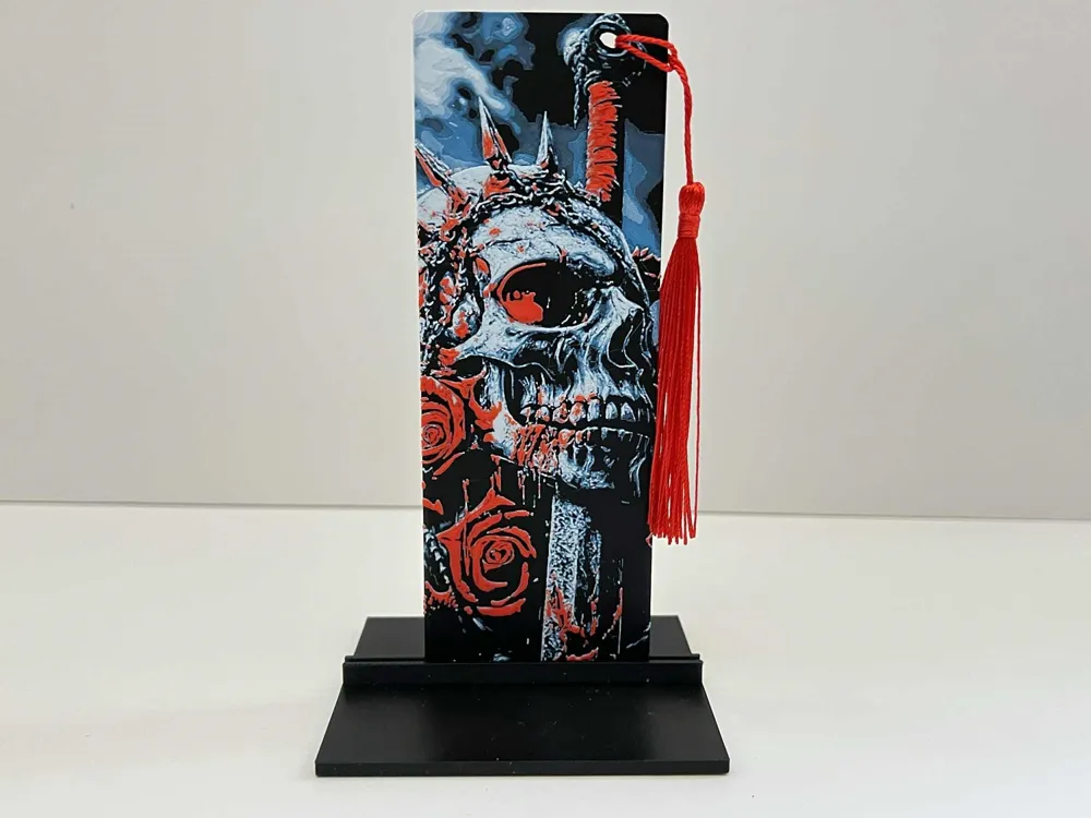 Skull - Bookmark by 3djd MakerWorld: Download Free 3D Models