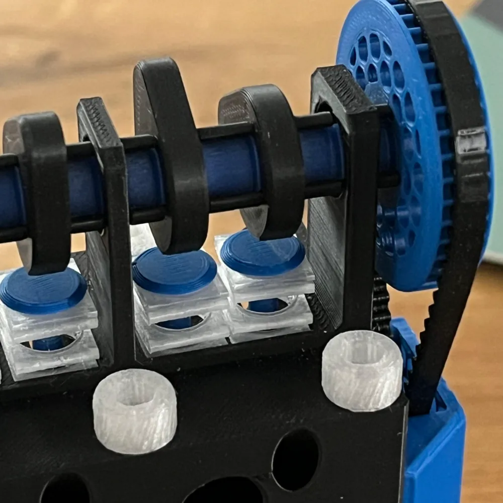 Inline 6-Cylinder Engine with optional Valvetrain - Free 3D Print Model ...