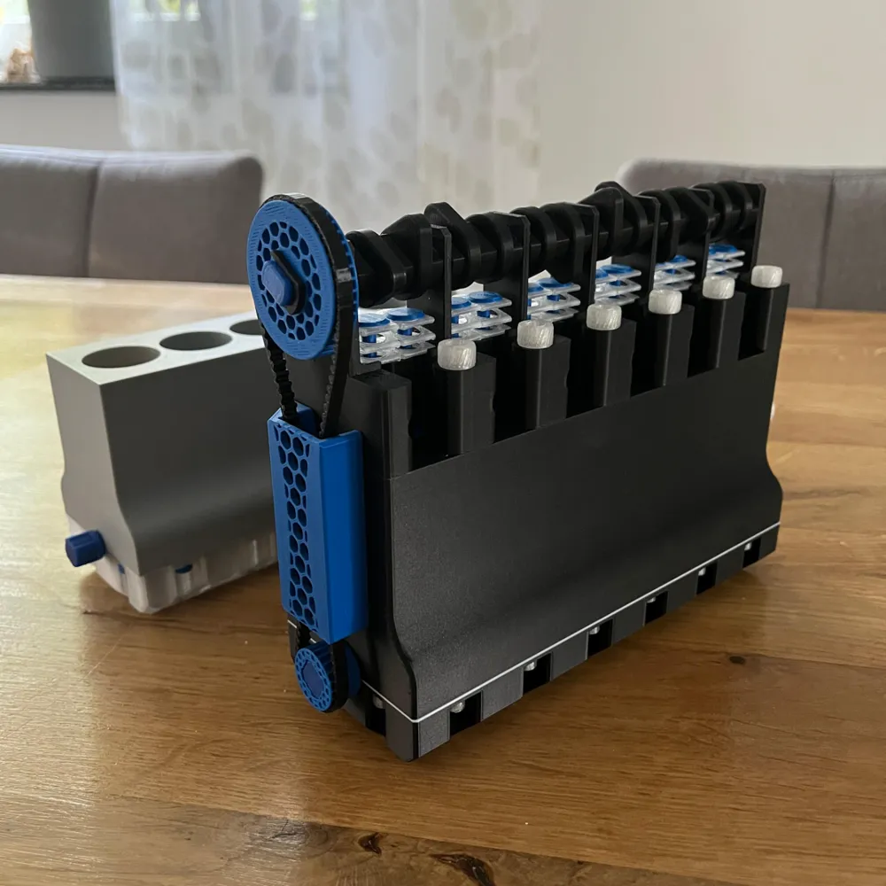 Inline 6-Cylinder Engine with optional Valvetrain - Free 3D Print Model ...