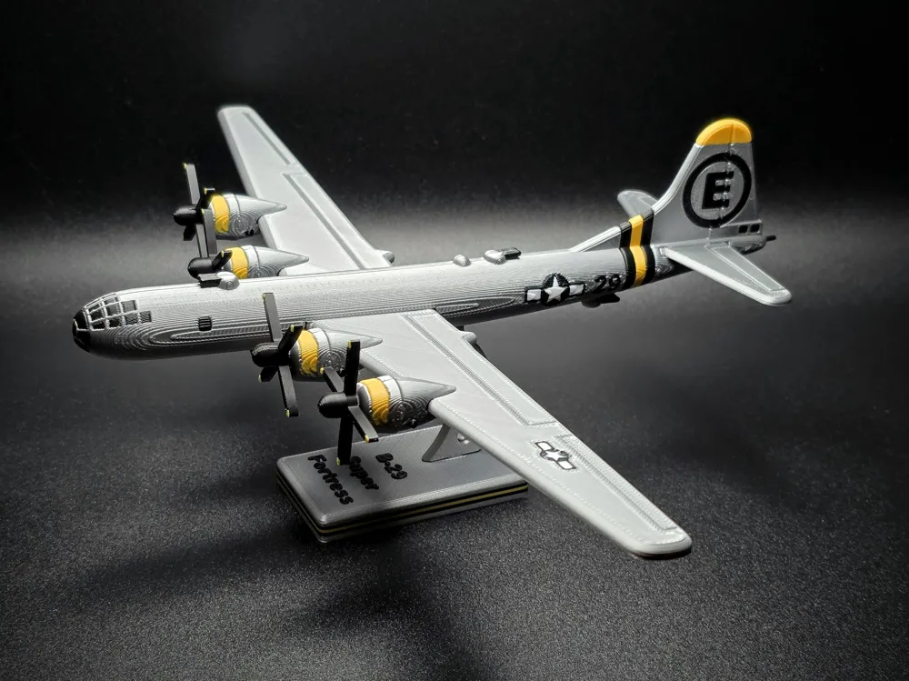 B-29 Plane Kit Card - Free 3D Print Model - MakerWorld