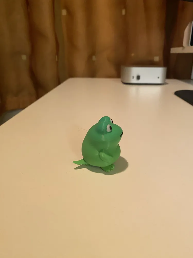 Cute chubby frog multicolor test print - Free 3D Print Model - MakerWorld