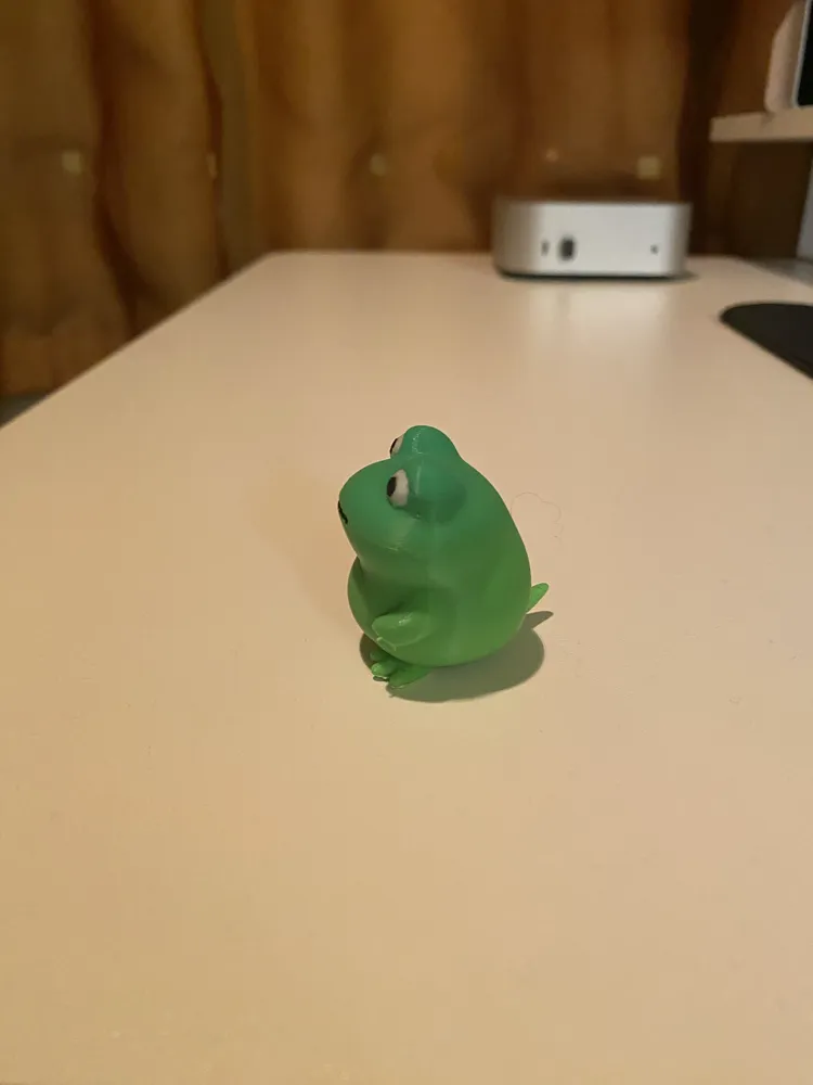 Cute chubby frog multicolor test print - Free 3D Print Model - MakerWorld