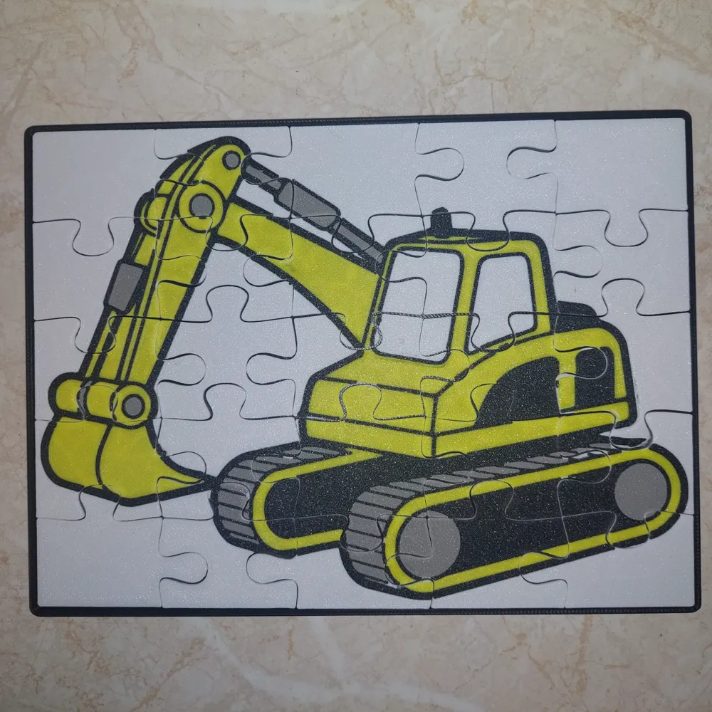 Kids Puzzle Excavator by Andy1989 - MakerWorld