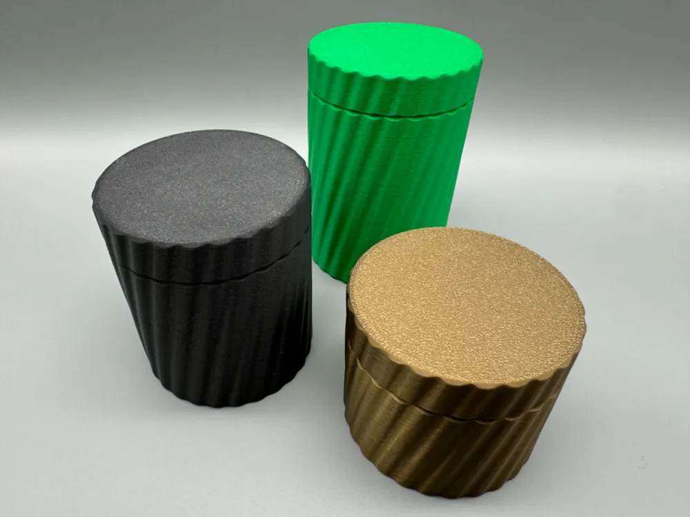 Design of a jar with lid, storage container by practical3D - MakerWorld