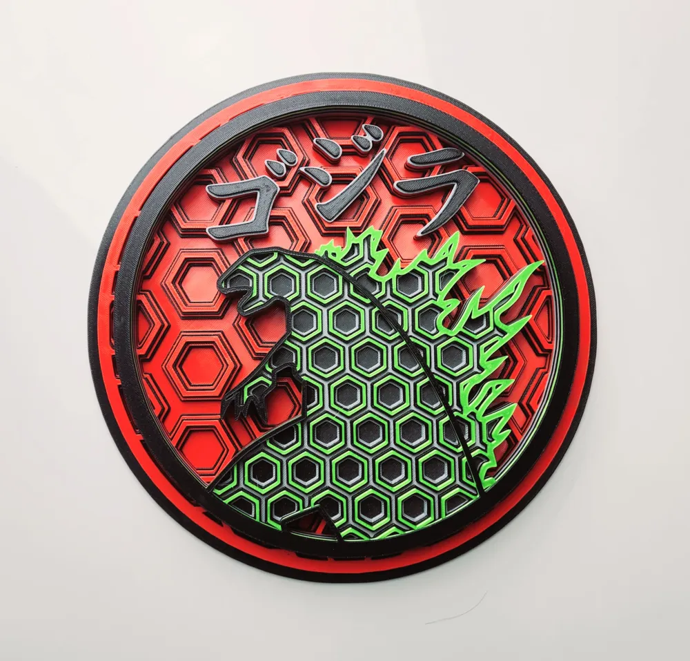 Godzilla Dimensional Mosaics by w3r3wolv3s - MakerWorld