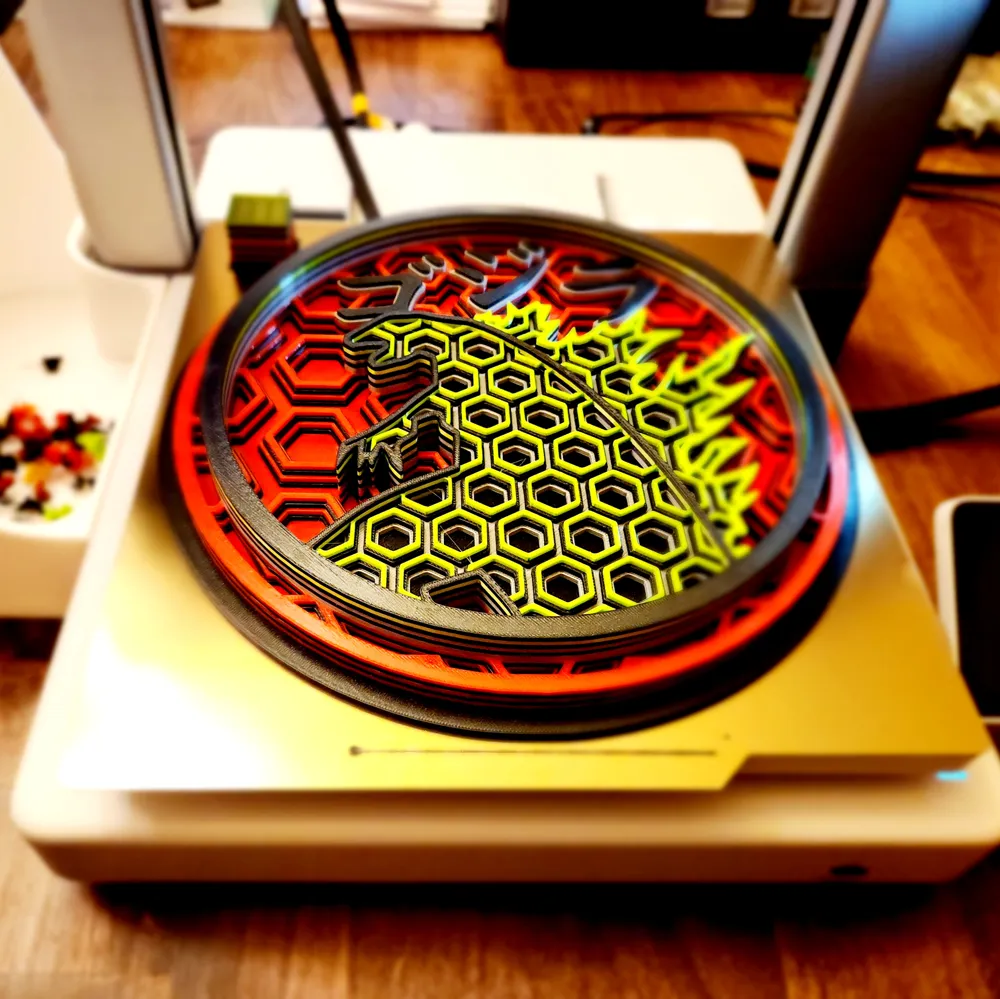 Godzilla Dimensional Mosaics by w3r3wolv3s - MakerWorld