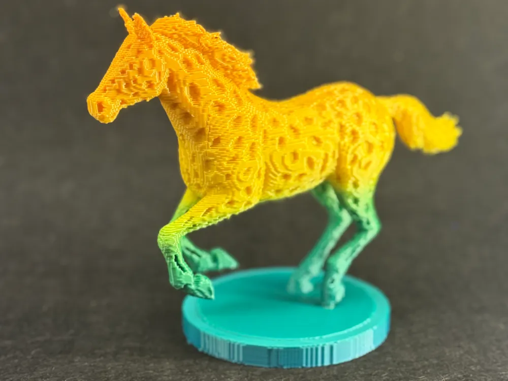 Pixel Horse - Free 3D Print Model - MakerWorld