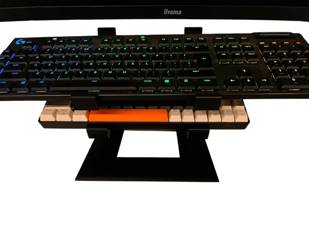 Dual Keyboard stand by Rob MakerWorld: Download Free 3D Models
