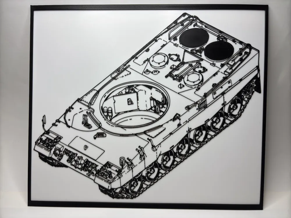 Leopard 2 Main Battle Tank - Hull - Blueprint by PaperPlaneLab ...