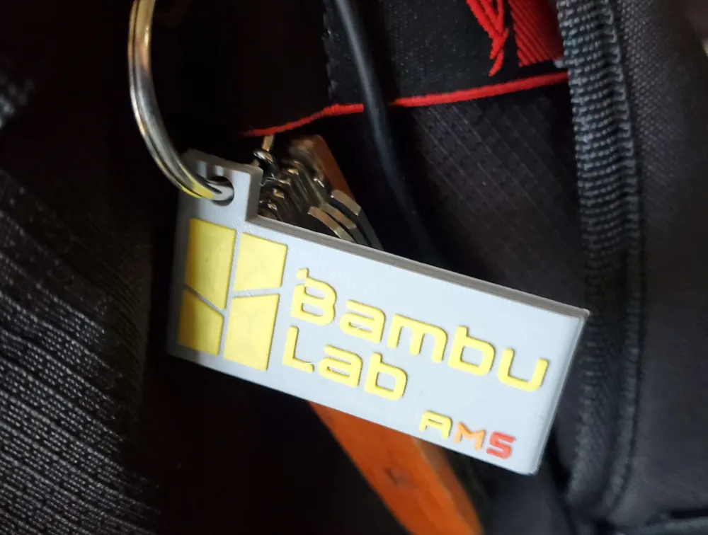 Badge Bambu Lab AMS 4 color by PoussinJaune - MakerWorld
