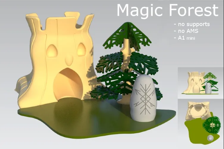 Magic Forest by MG - MakerWorld