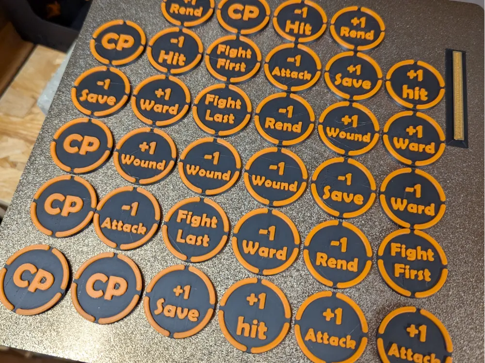 AOS tokens - Free 3D Print Model - MakerWorld