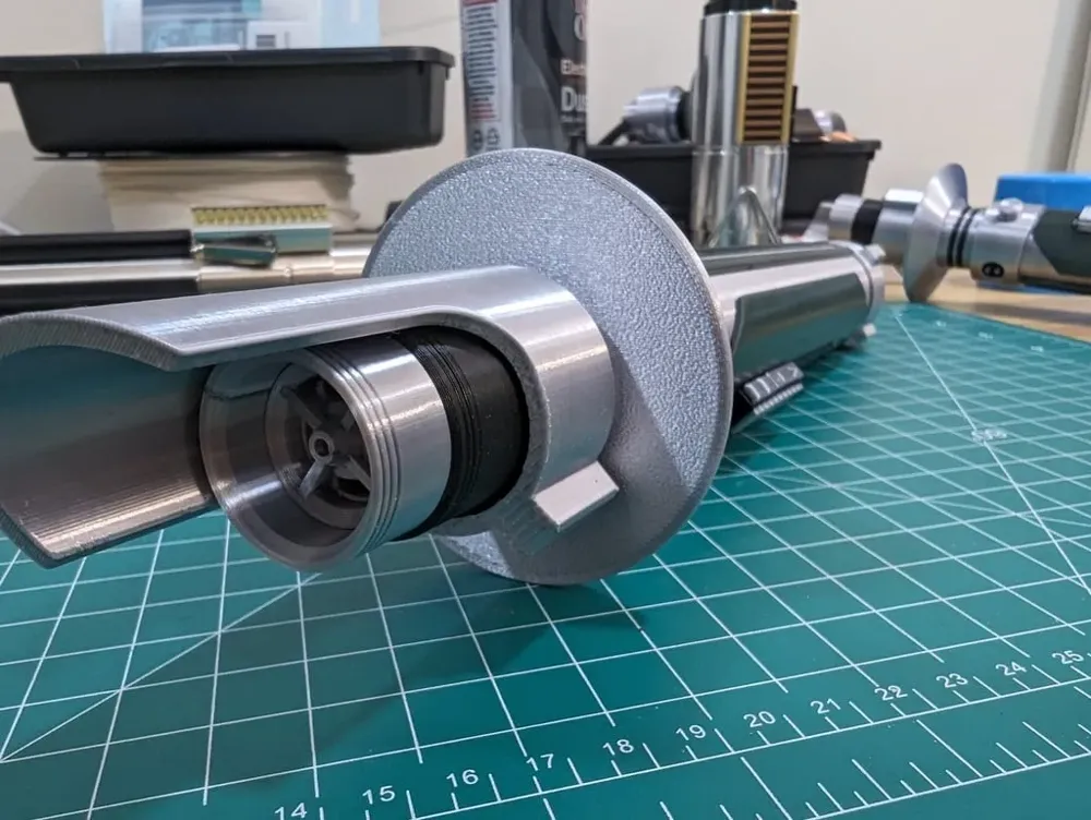 Kanan Jarrus Lightsaber -with quick detach emitter - Free 3D Print ...
